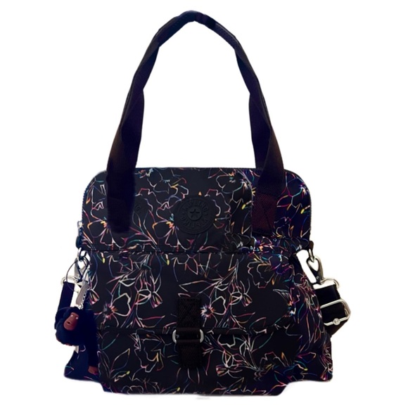Kipling | Bags | Kipling Pahneiro Handbag Artistic Flower Crossbody ...